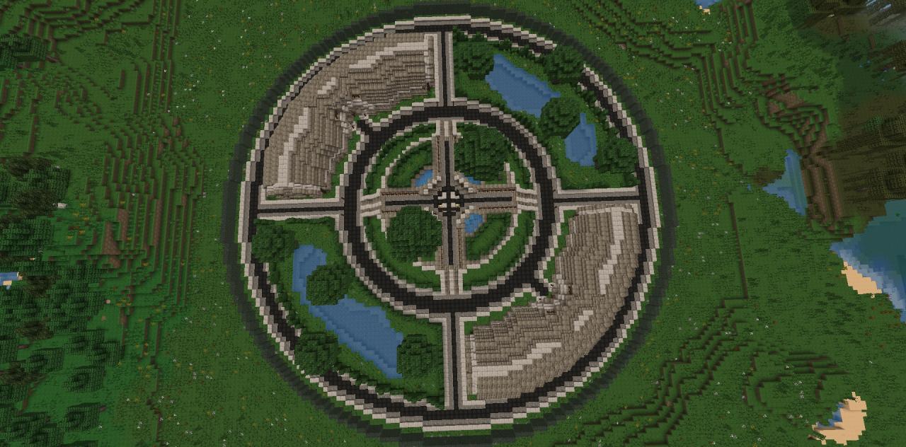 Faction Cylinder Spawn | Server Job Minecraft Map