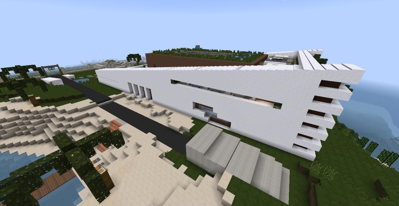 |Stairs| Modern House Minecraft Map