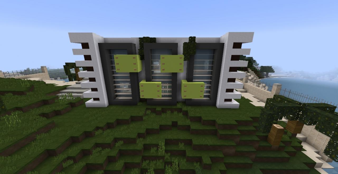 |Stairs| Modern House Minecraft Map