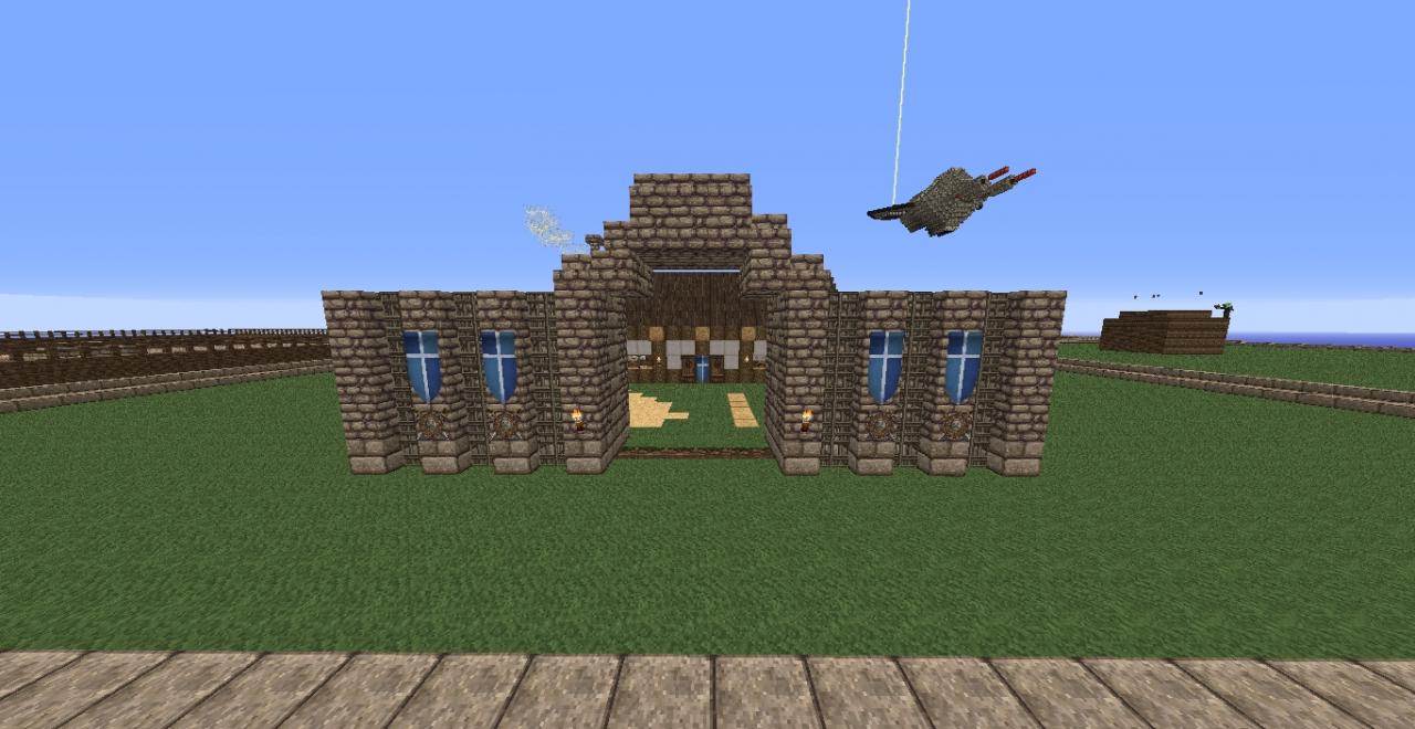 Medieval Barracks (Halcyon Resource Pack) Minecraft Map