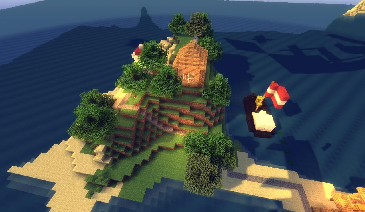 Island House Minecraft Map