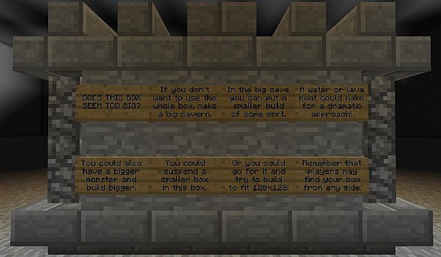 BV Dungeon Box Template Minecraft Map