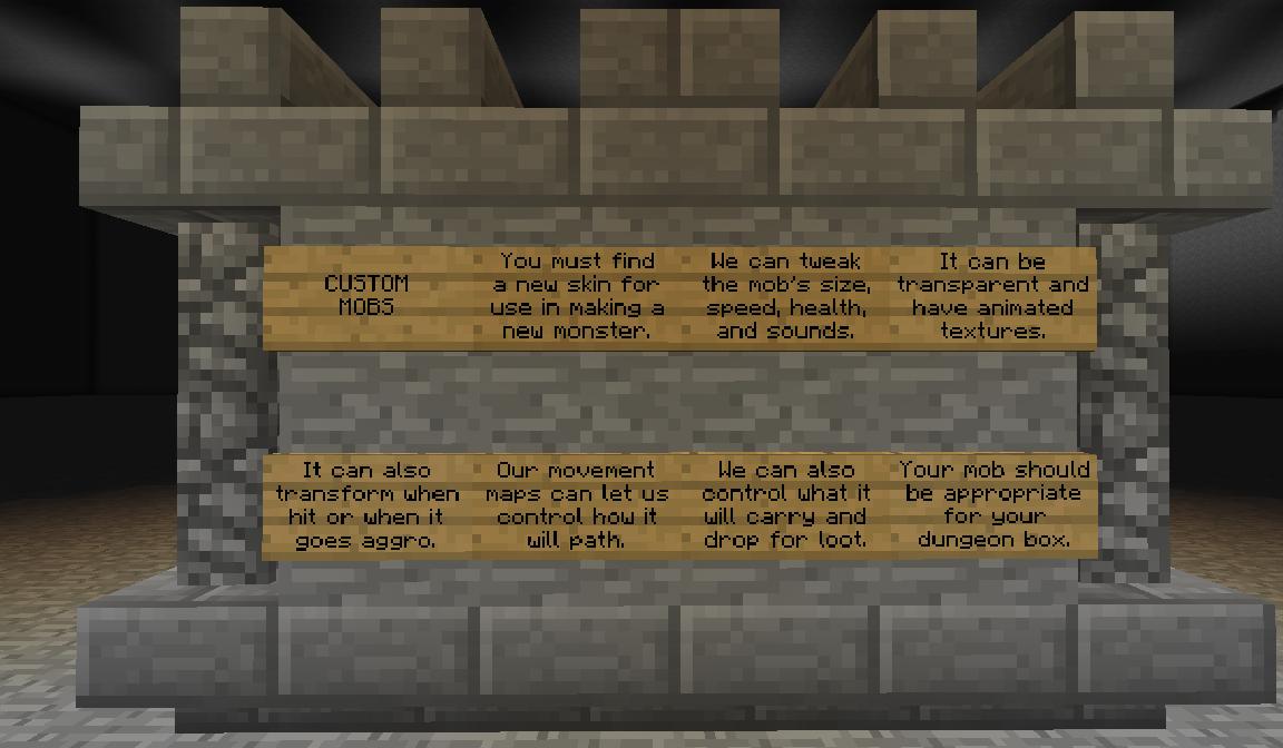 BV Dungeon Box Template Minecraft Map