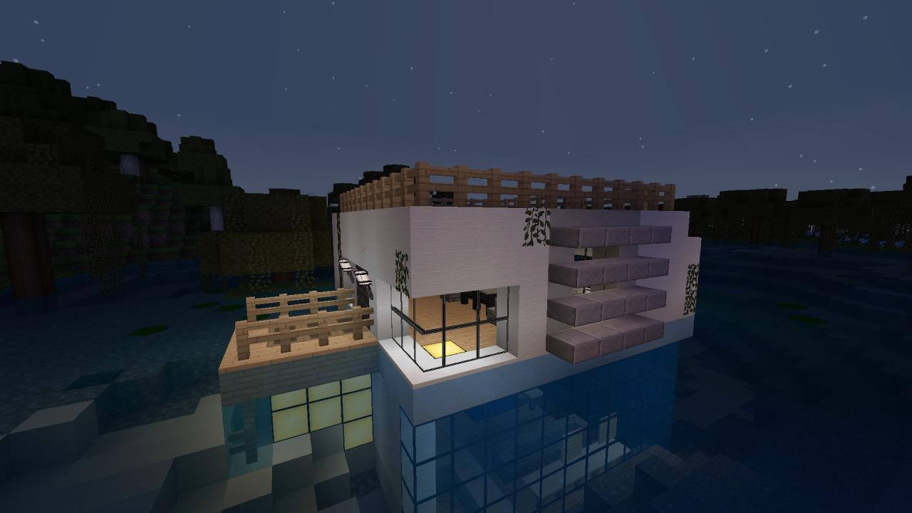 modern water vllage Minecraft Map