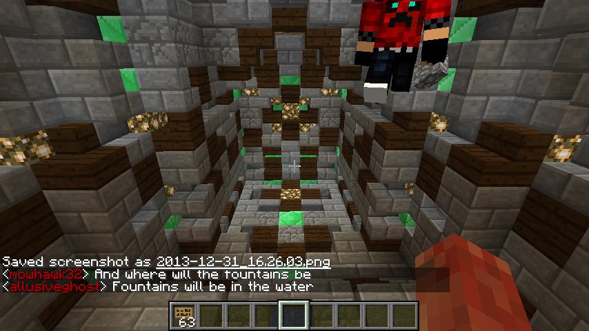 PvP arena hub. Minecraft Map