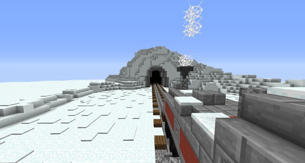 Christmas Steam Train Minecraft Map