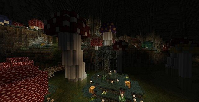 A Mushroom Forest - Caved-In Entry - By Triggerfullify Minecraft Map