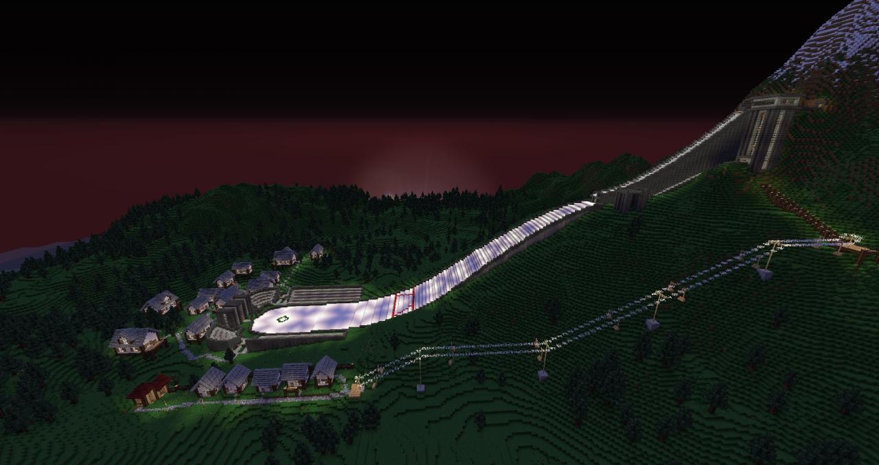 Ski Jump Minecraft Map