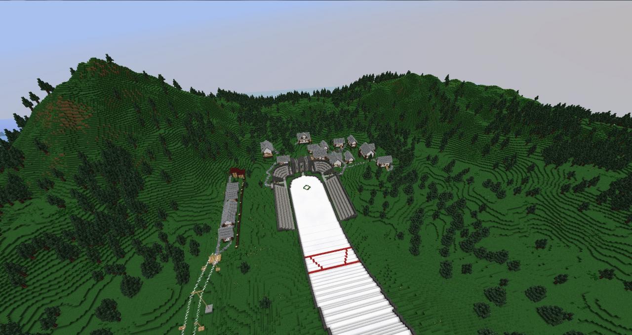 Ski Jump Minecraft Map