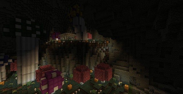 A Mushroom Forest - Caved-In Entry - By Triggerfullify Minecraft Map