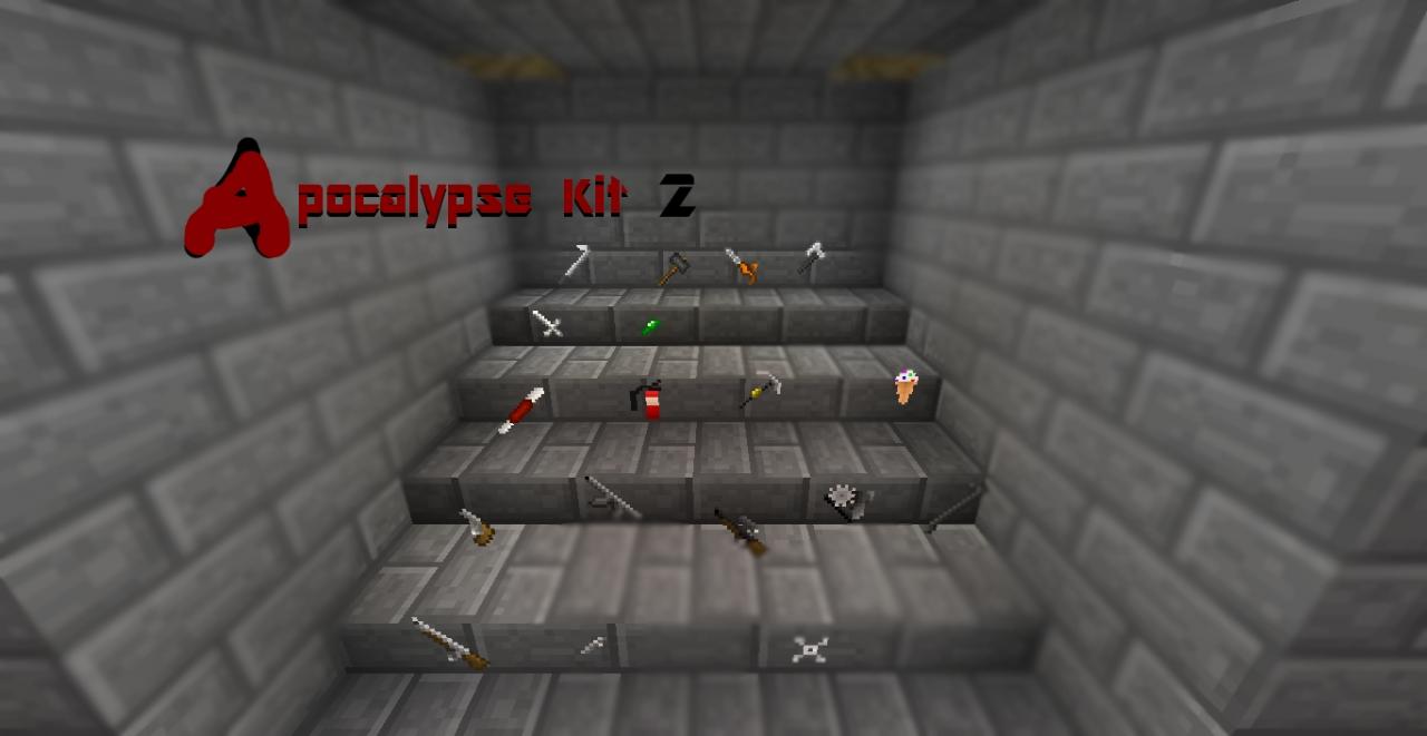 Apocalypse Weapons Kit 2 for MC 1.4.7 (Guns,Axes and more) Minecraft ...
