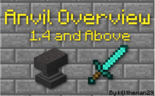 Anvil Overview - Complete Guide Minecraft Blog
