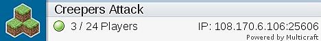 Creepers Attack Minecraft Server