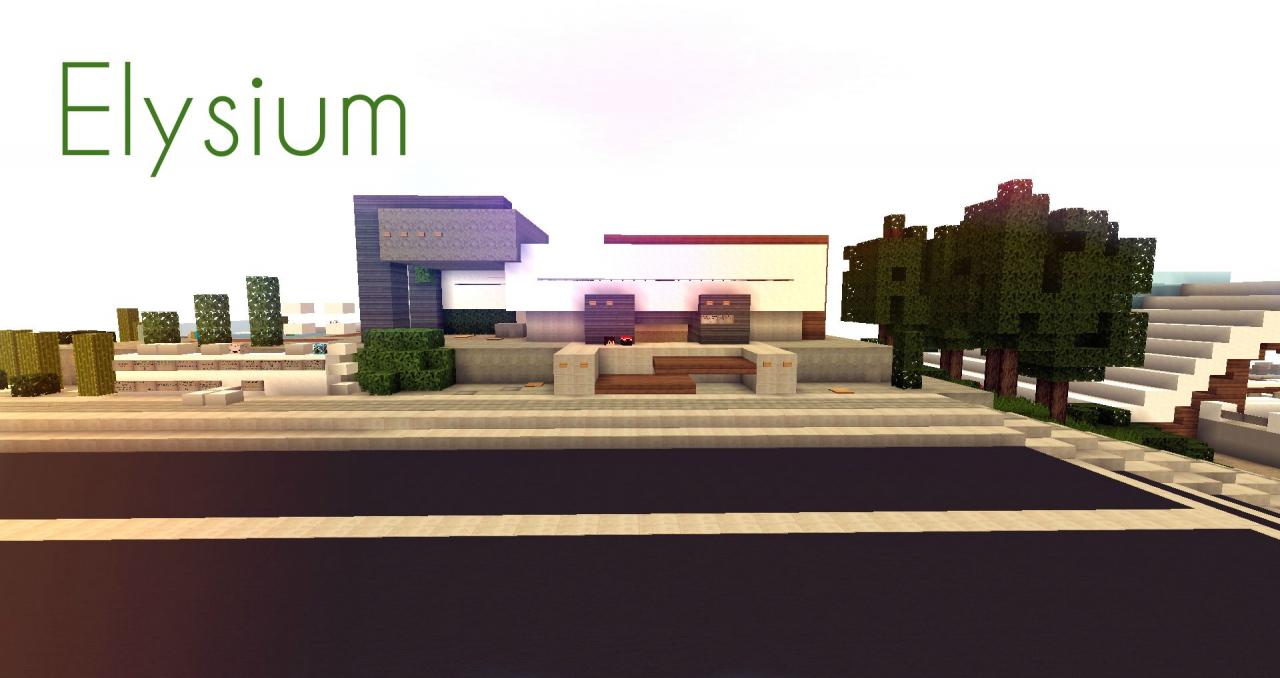 Elysium - Ultramodern Home (Collab w/ SomeTime_LP) Minecraft Map