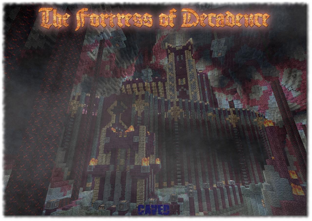 The Fortress of Decadence Minecraft Map