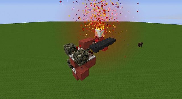Fireworks Volcano Minecraft Map