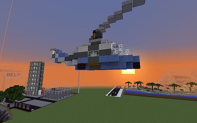 Helicopter Minecraft Map