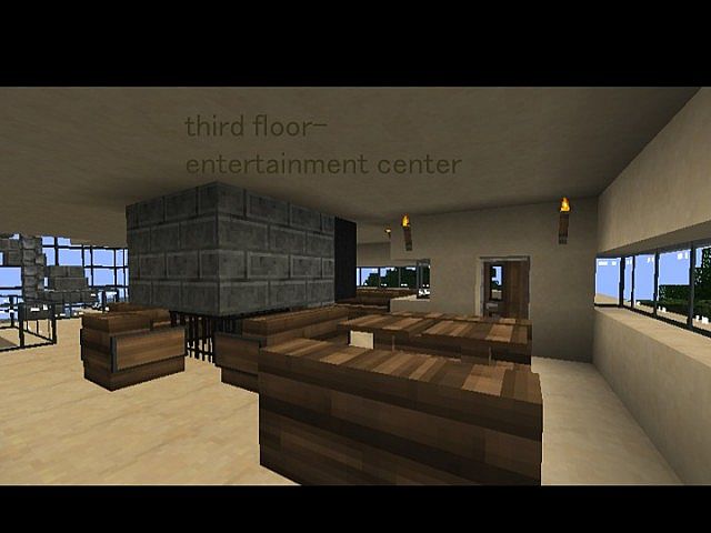 Mahogany Woods- a Modern House Minecraft Map