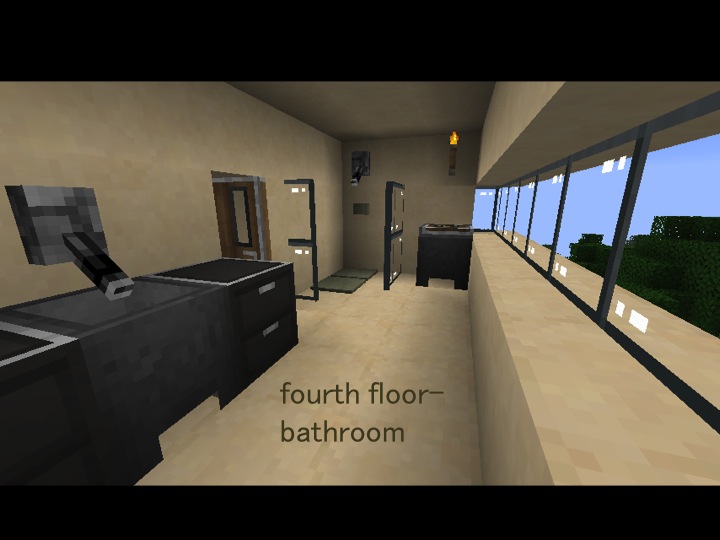 Mahogany Woods- a Modern House Minecraft Map