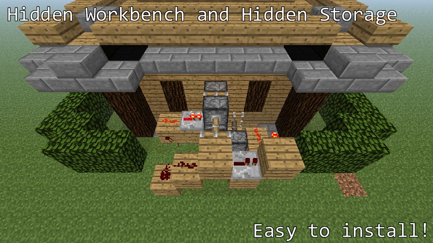 Hidden Workbench with Storage! Minecraft Map