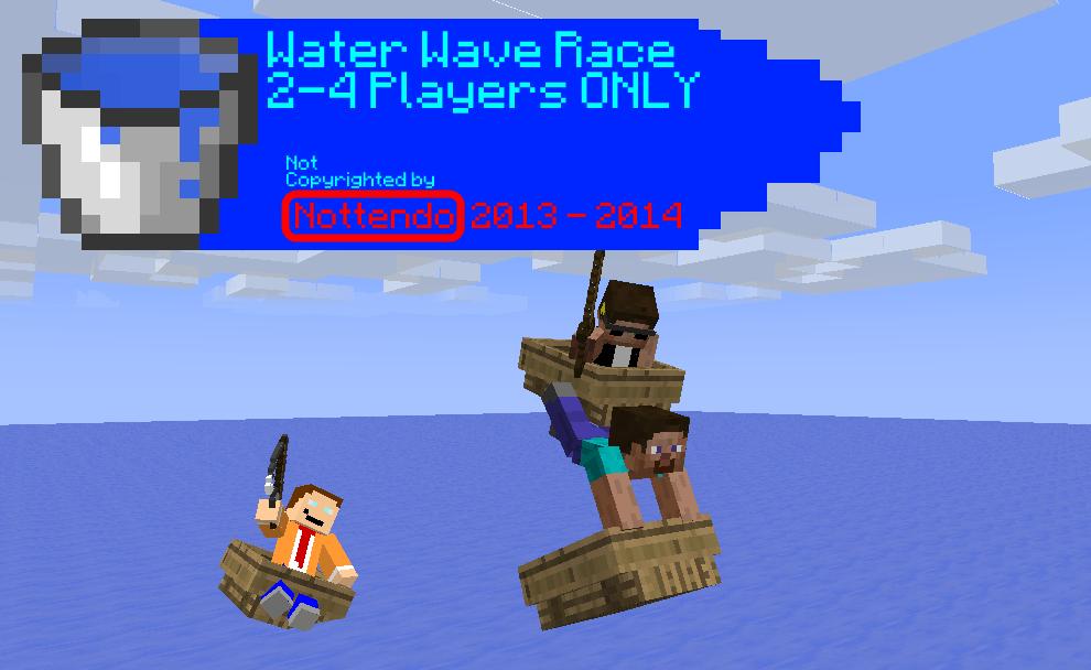 [1.7] [Downloadable] Water Wave Race [WIP] v0.2 [2-4 Players] Minecraft Map