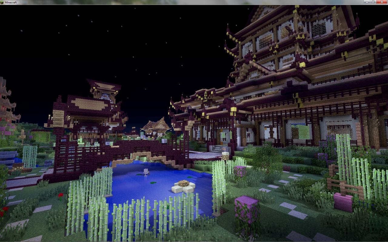Asian palace Montondemadera Minecraft Map