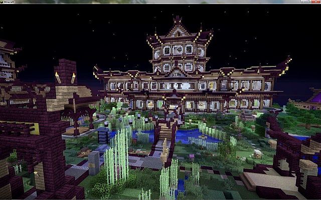 Asian palace Montondemadera Minecraft Project