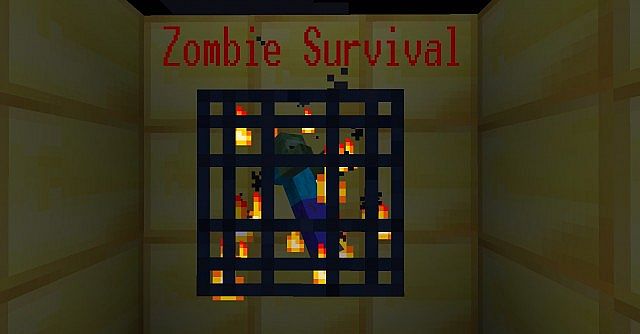 Zombie survival Minecraft Map