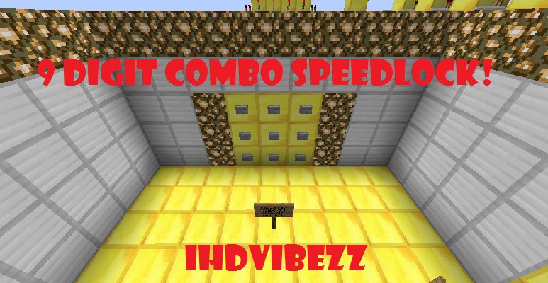 9 Digit Combo Speedlock Minecraft Map