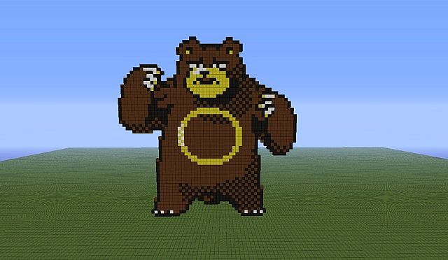 Pokemon Pixel Art (201 - 220) Minecraft Map