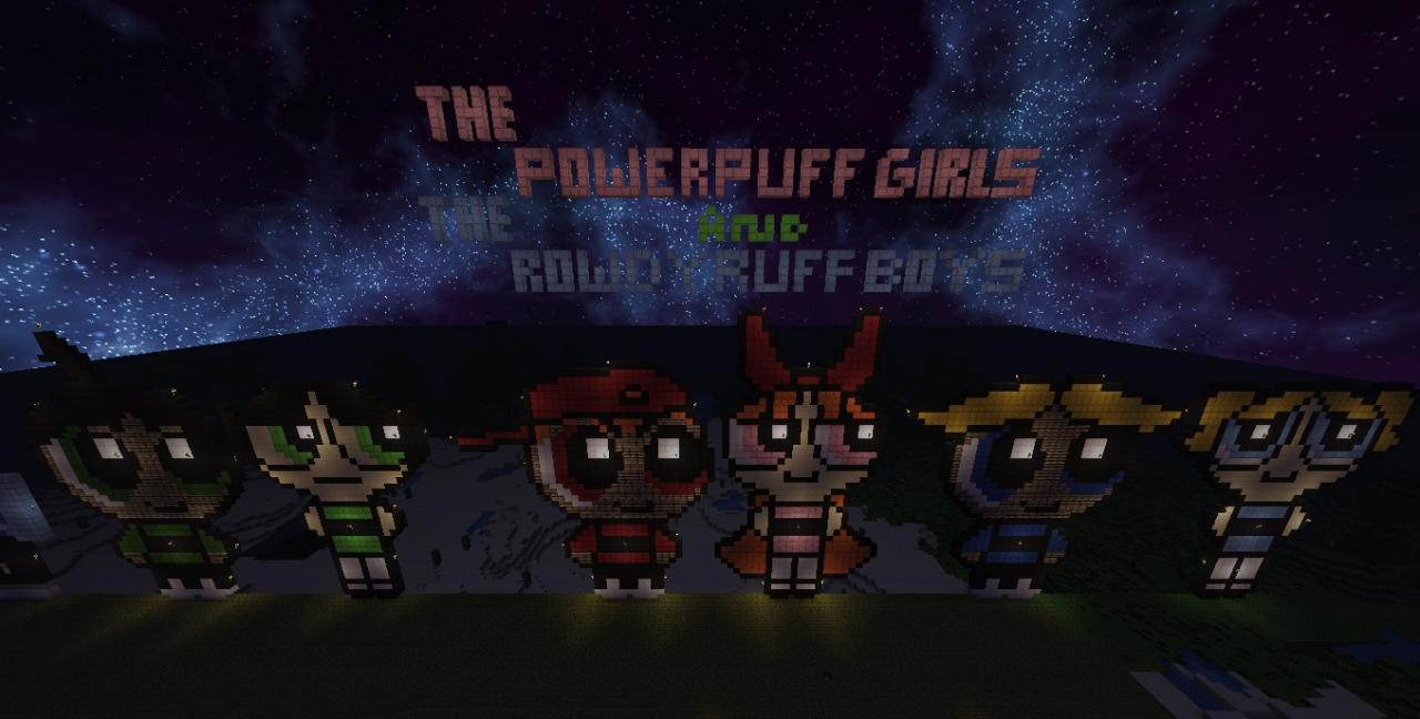 The PowerPuff Girls - & The Rowdyruff Boys Minecraft Map