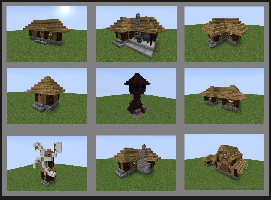 Simple Buildings Pack Minecraft Project