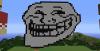 The Classic Troll Face Pixel Art Minecraft Map