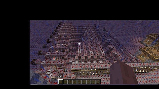 T-Flip-Flop Based Redstone Counter Version 4 Minecraft Map