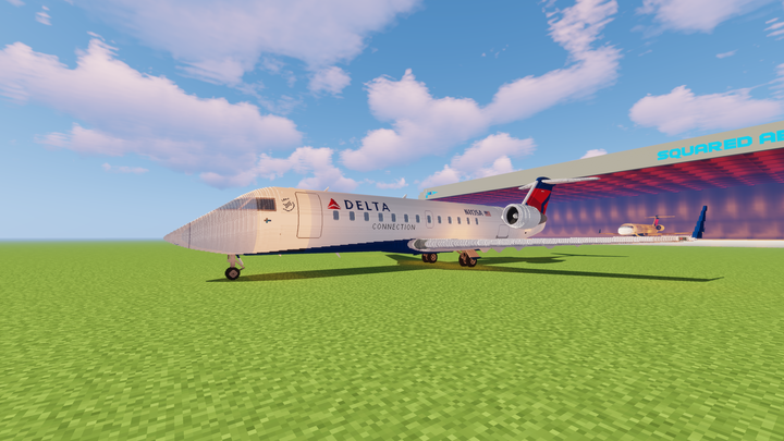 Delta Airlines / Delta Connection Bombardier CRJ200 (1:1 scale with ...