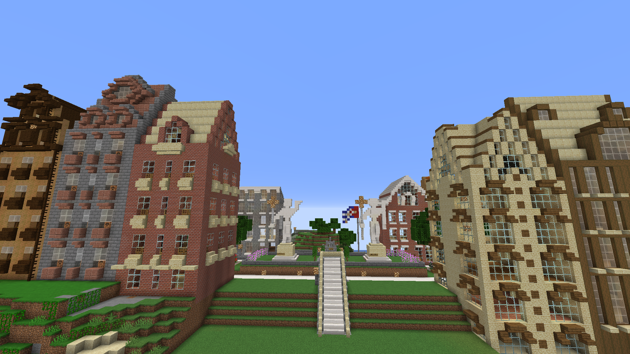 Vedado District- European Style Old Town NEW CUBA Minecraft Map