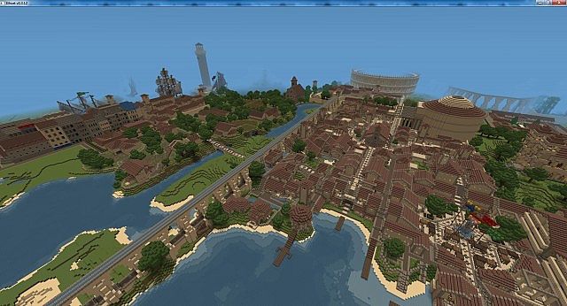 Tuscan Inspired City Minecraft Map