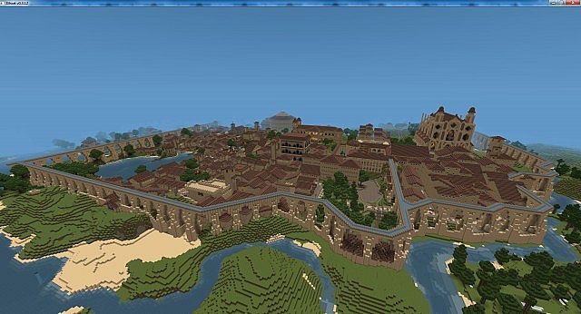 Tuscan Inspired City Minecraft Map