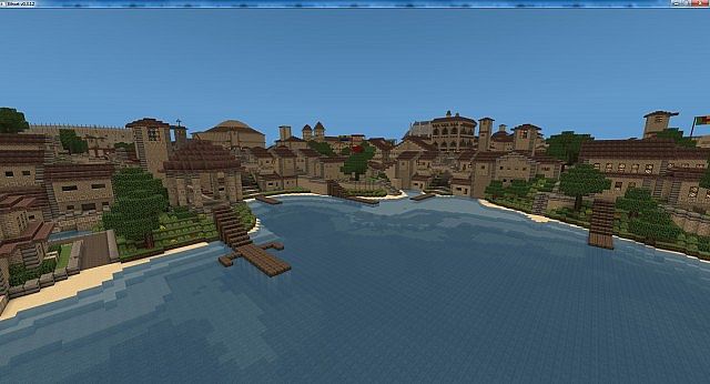 Tuscan Inspired City Minecraft Map