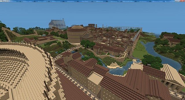 Tuscan Inspired City Minecraft Map