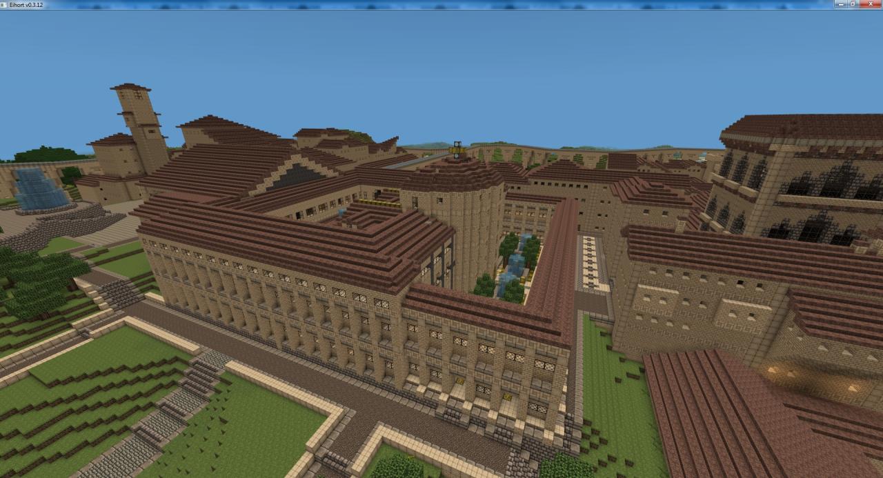 Tuscan Inspired City Minecraft Map