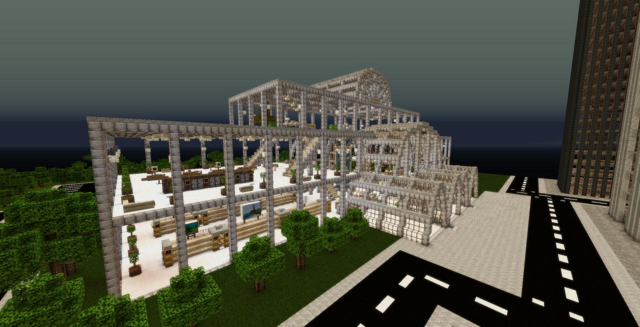 Mall / Shopping Center Minecraft Map