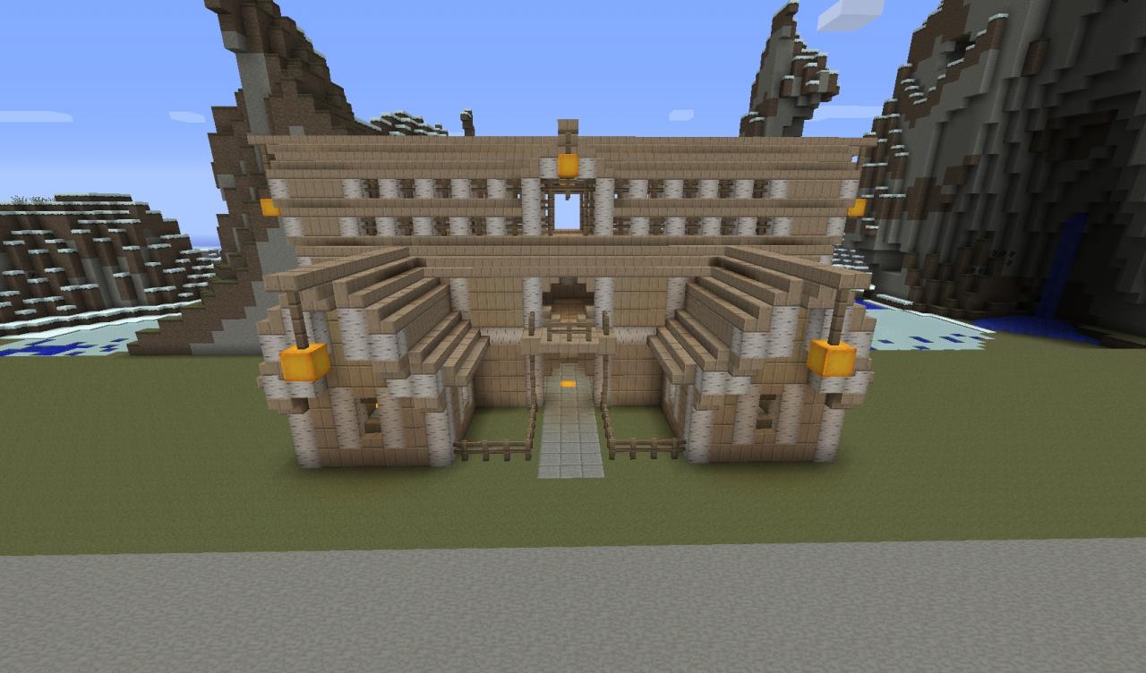 Beautiful elven buildings Minecraft Map