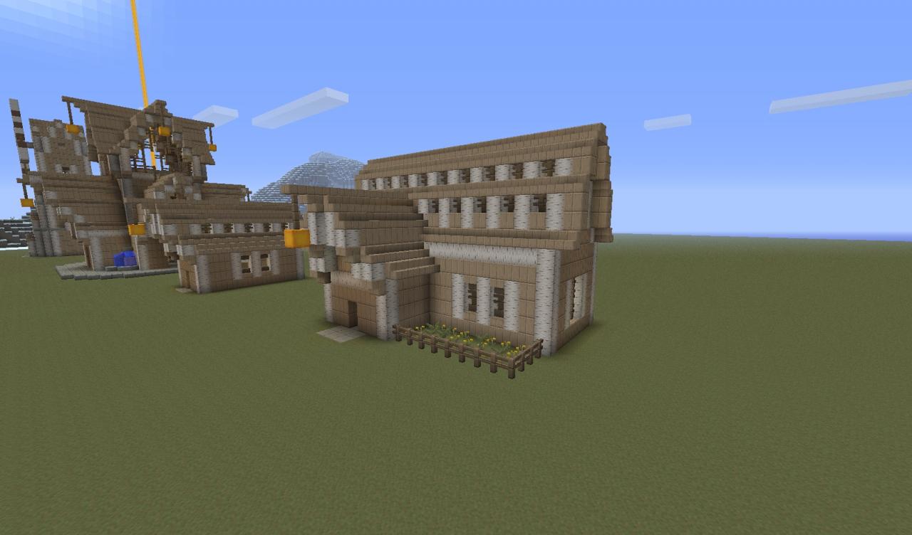 Beautiful elven buildings Minecraft Map