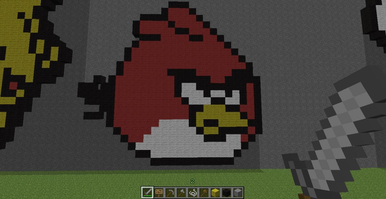 Red Angry Bird! - by swimmeyfish Minecraft Project