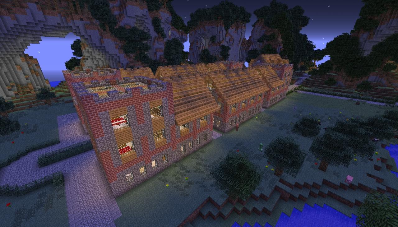 Main Street Spawn Minecraft Map