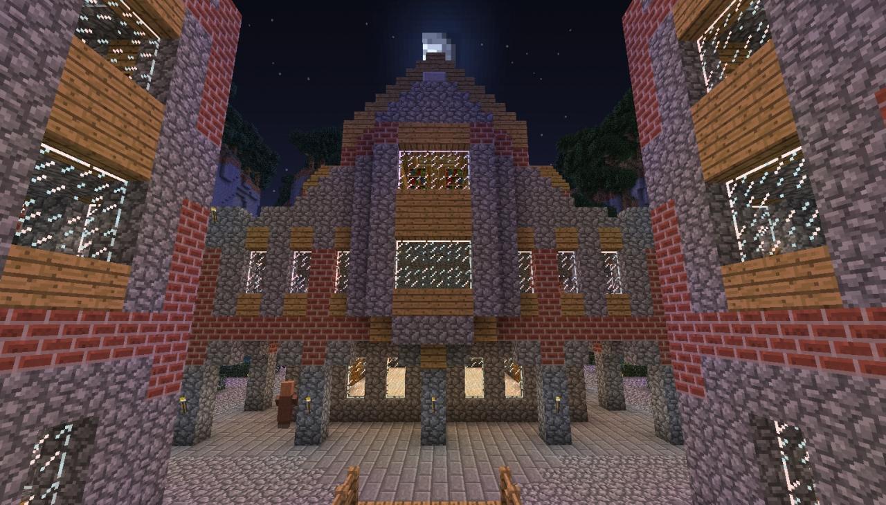 Main Street Spawn Minecraft Map