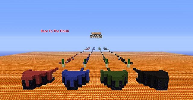 Race To The Finish Minecraft Map