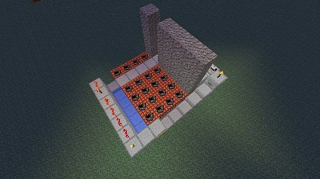 Compact Auto-Reloading TNT Cannon Minecraft Map