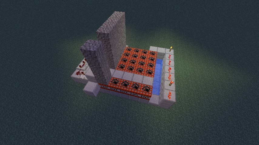 Compact Auto-Reloading TNT Cannon Minecraft Map